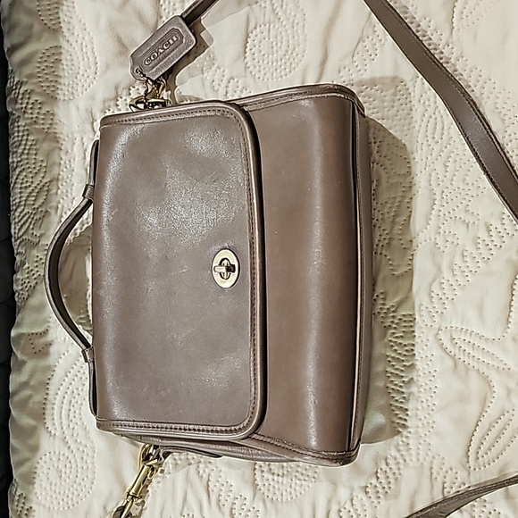 Coach | Bags | Coach Vintage Taupe Court 987 | Poshmark